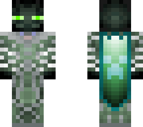 Nature Element Enderman Warrior | Minecraft Skin