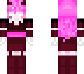 Demon Girl Fnf Fridaynightfunkin Midfightmasses Minecraft Skins