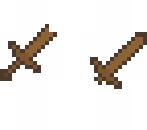Smooth texture pack Wooden sword | Minecraft Skin