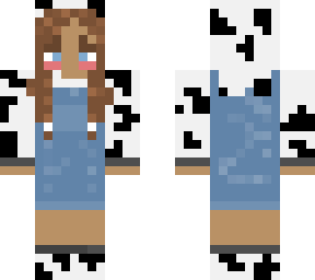 :) cow girl :) | Minecraft Skin