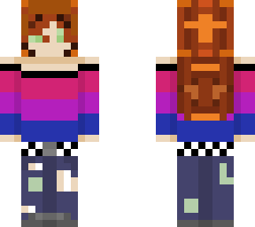 Bi***ual flag | Minecraft Skin