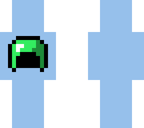 Emerald helmet | Minecraft Skin