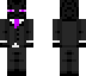 Enderman wearing a business suit | Minecraft Skin