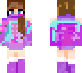 Galaxite mask | Minecraft Skin