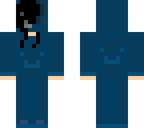 Gradiant half mask | Minecraft Skin