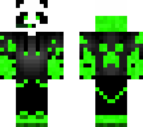 green panda gamer | Minecraft Skin