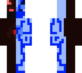 half fire half water elemental | Minecraft Skin