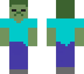 Smooth texture pack zombie | Minecraft Skin