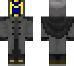 Trench Coat Moon Man | Minecraft Skin