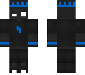 blue and black skin | Minecraft Skin