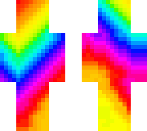 Green To Blue Gradient Minecraft Skins