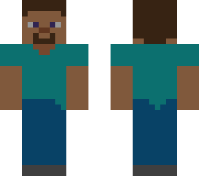 Steve with Outline | Minecraft Skin