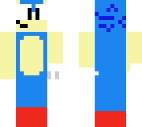 Classic Sonic | Minecraft Skin