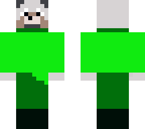 Dog with green jumper | Minecraft Skin