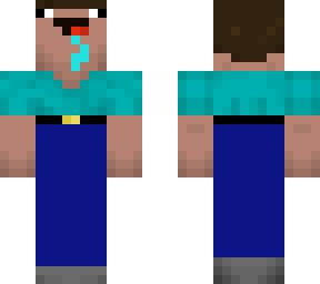 Drooling steve | Minecraft Skin