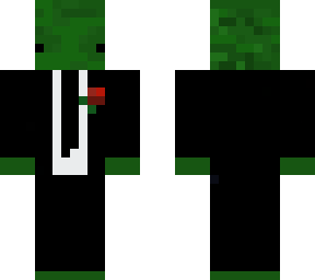 Frog in suit | Minecraft Skin
