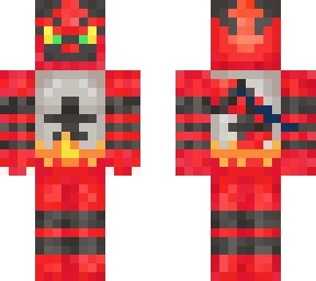 Incineroar 4 Pixel Edit | Minecraft Skin