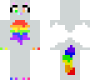 Iris aka Rainbow cat | Minecraft Skin