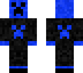 blue creeper | Minecraft Skin