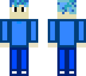 cool Blue Boy | Minecraft Skin