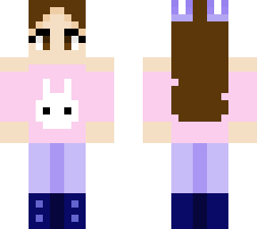 Cute bunny girl | Minecraft Skin