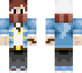 FIXED herobrine divide parody skin | Minecraft Skin
