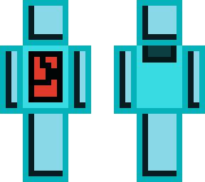 inside of a diamond person | Minecraft Skin