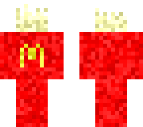 McDonald's Fries | Minecraft Skin