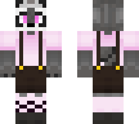 raccoon girl | Minecraft Skins