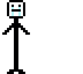 Sad Crying Stickman (Neutral Face) | Minecraft Skin