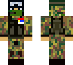 Serbian Soldier | Minecraft Skin