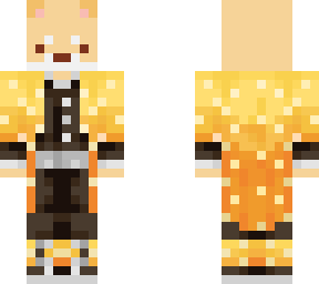Shiba zenitsu | Minecraft Skin