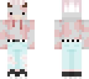 strawberry cow skin | Minecraft Skin