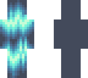 Visions of neon light / pixel art | Minecraft Skin