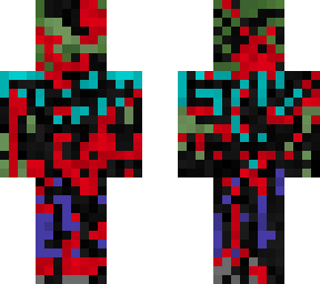 corrupted Zombie | Minecraft Skin