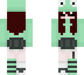 frog girl//Nova Skin | Minecraft Skin