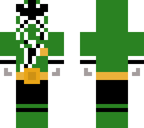 green power ranger | Minecraft Skins