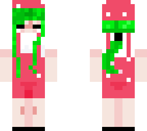 mushroom kawai girl nature green cute | Minecraft Skins