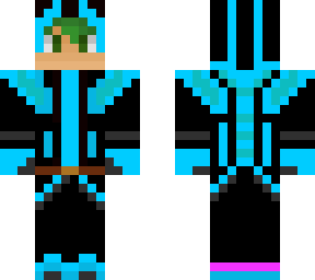 My brother in Cyan Armour | Minecraft Skin