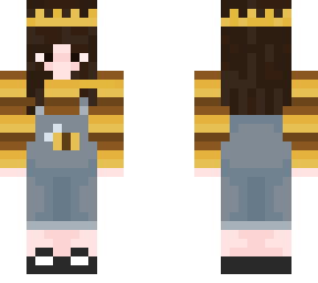 Bee Abejas Queen Bee Leader Pricess Bees Minecraft Skins
