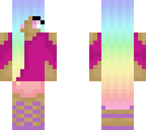 Rainbow Razz | Minecraft Skin