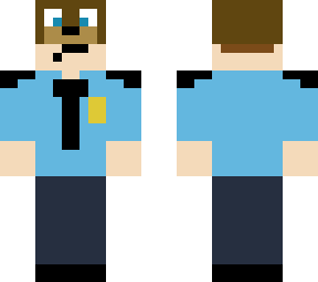 fnaf security guard freddy mask | Minecraft Skins