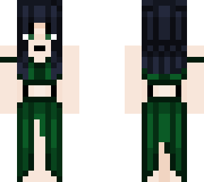 Human Girl Plagg | In a Dress | Minecraft Skin