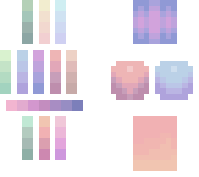 Palettes and examples~ free to use | Minecraft Skin