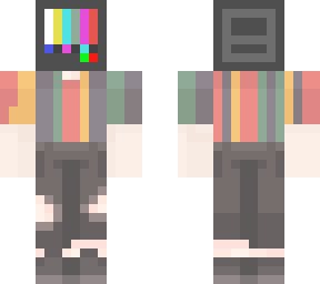retro Tv head skin 2 | Minecraft Skin