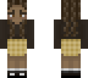 +box braids+ mari789 | Minecraft Skin
