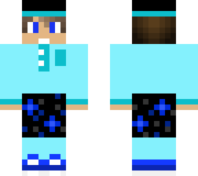 Baju Raya Biru | Minecraft Skin