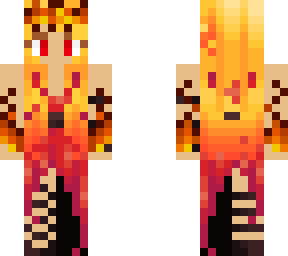 blaze girl()**() | Minecraft Skin