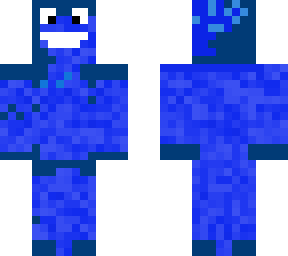 Blue 'Splosion Man | Minecraft Skin
