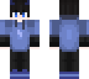 blue devil boy | Minecraft Skin